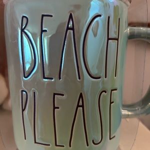 Rae Dunn | Kitchen | Rae Dunn Beach Please Mug With Seashell Lid | Poshmark